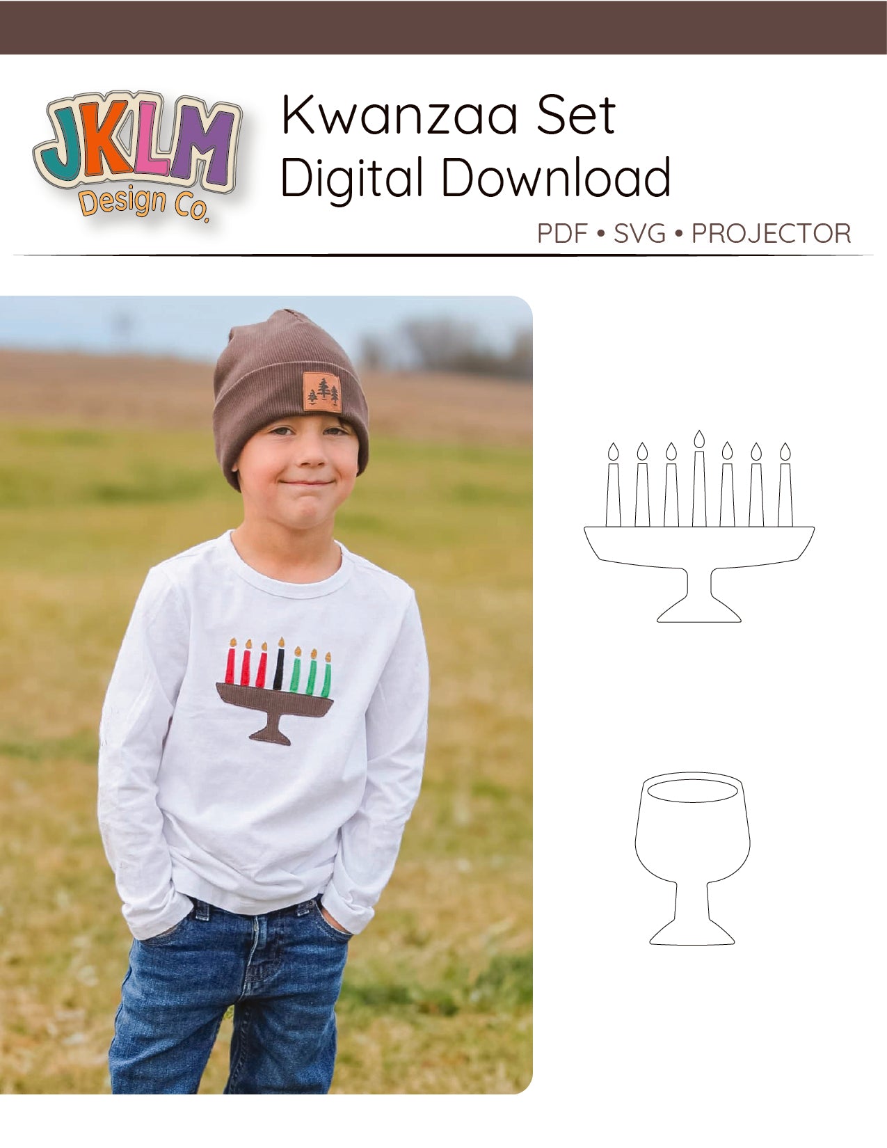Kwanzaa Appliqué Set – Digital Download – JKLM Design Co.